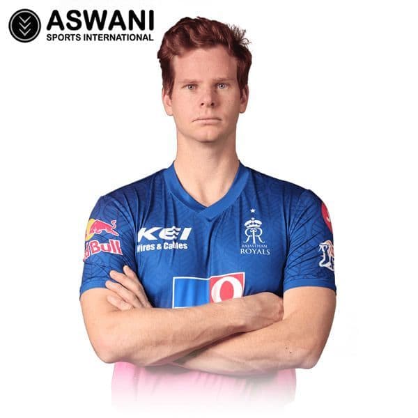 Rajasthan Royals Cricket Jersey RR Player Edition SMITH 49 MENS Match ...
