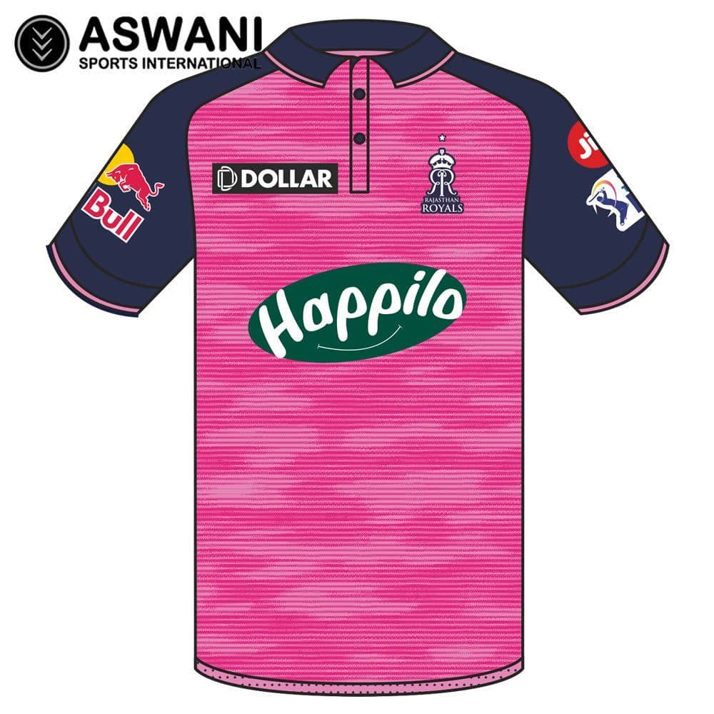 Rajasthan Royals Match Jersey RR Player Edition Shirt Tata IPL 2022