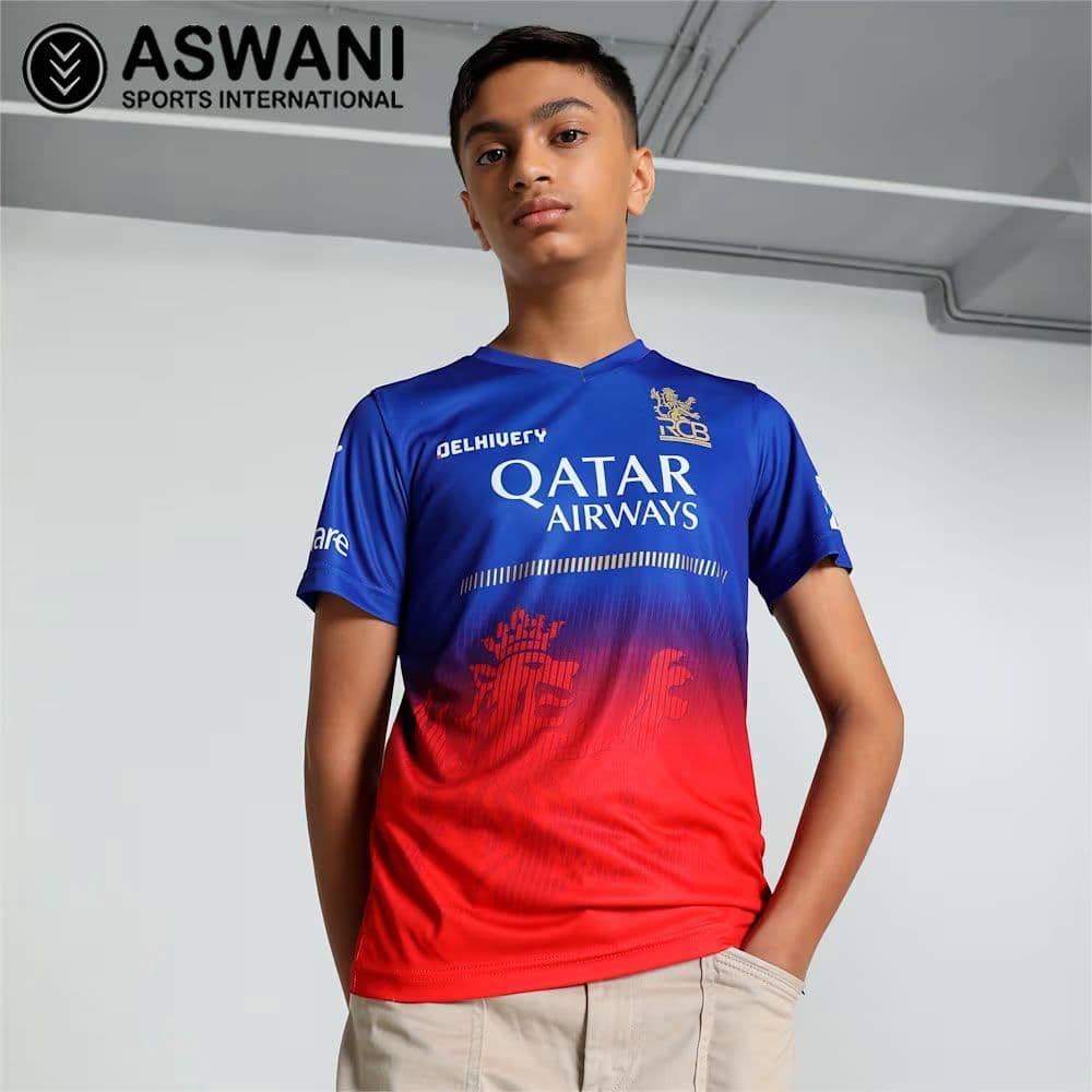 Royal Challengers Bangalore Match Jersey RCB Kids Replica Edition Shirt ...