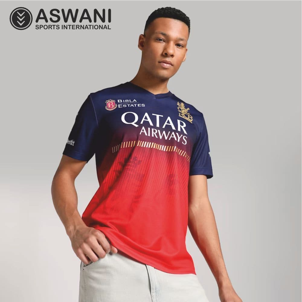 Royal Challengers Bangalore Match Jersey RCB Mens Replica Edition Shirt ...