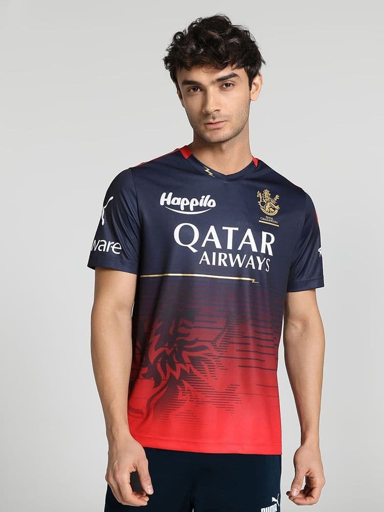 Royal Challengers Bangalore Match Jersey RCB Mens Replica Shirt Tata ...