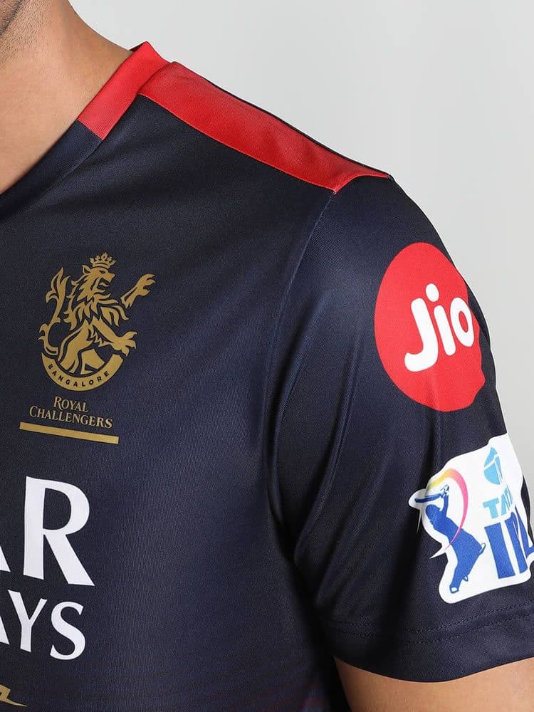 Royal Challengers Bangalore Match Jersey RCB Mens Replica Shirt Tata ...