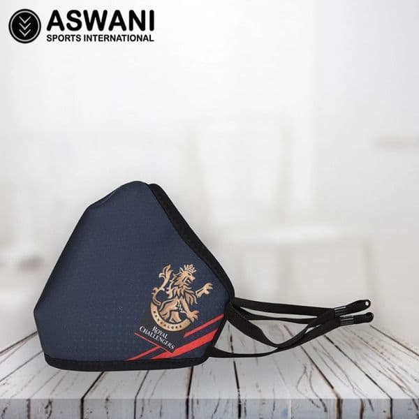 Royal Challengers Bangalore RCB Official IPL Face Mask Navy