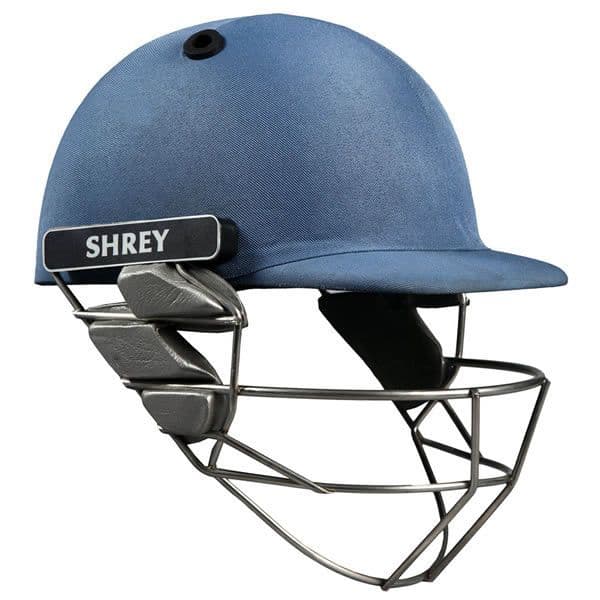 Shrey Pro Guard Cricket Batting Helmet Titanium Grill Sky Blue