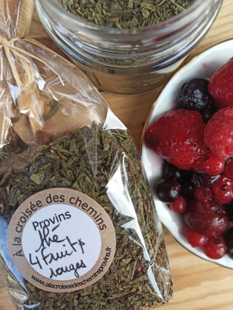 Thé vert aux fruits rouges