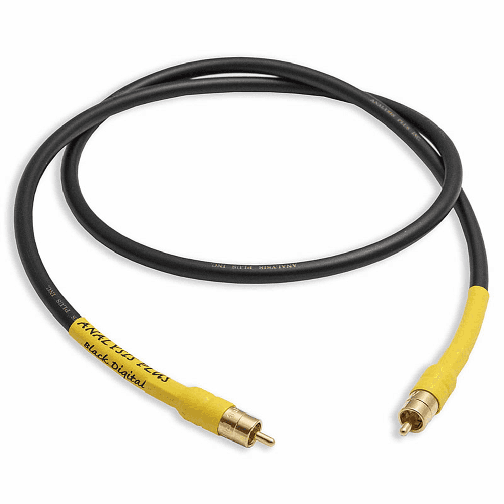 Analysis Plus Black Digital RCA Pair | Audio Emotion