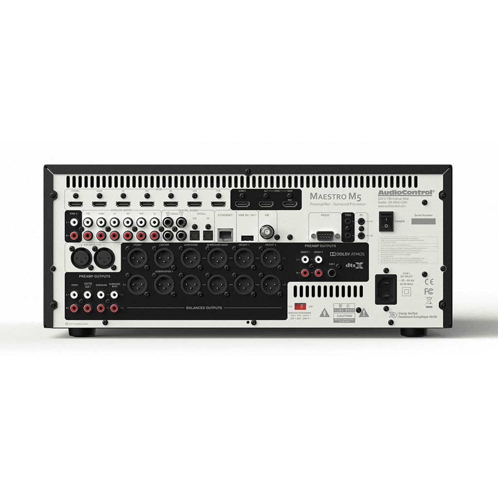 Audio Control Maestro M5 Premium 4K 7.1.4 Home Cinema Processor | Audio ...