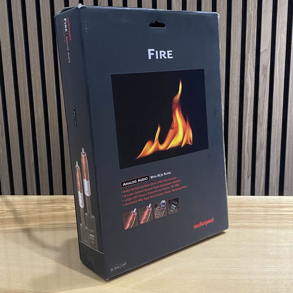 AudioQuest Fire Analogue Interconnect RCA Cable |Audio Emotion|Preowned
