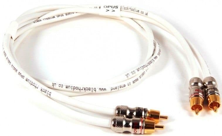 Black Rhodium OPUS Stereo Interconnect - RCA - RCA - Pair | Audio Emotion