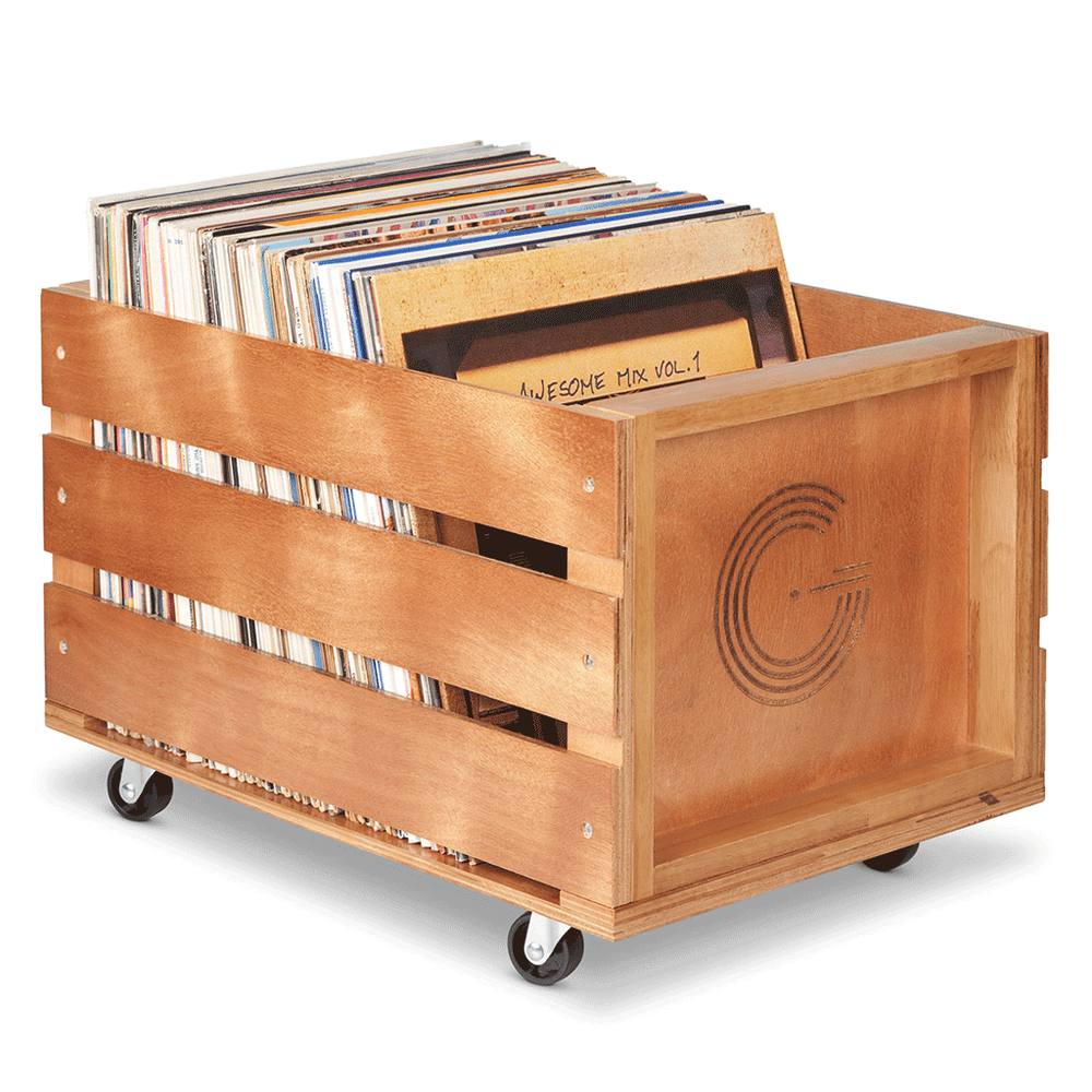 Legend Vinyl Wooden LP Crate | Audio Emotion