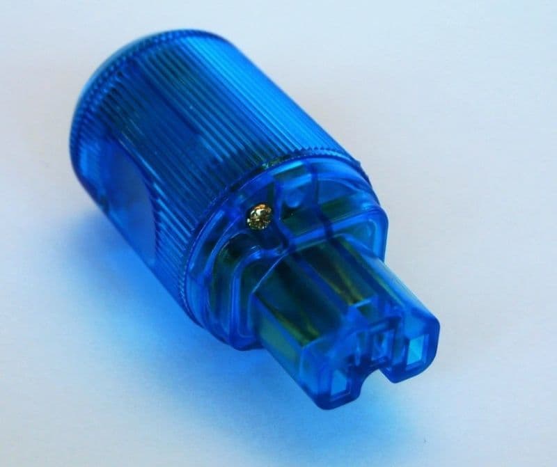 MS HD Power MS-9315GK 'The Blue' Gold Plated IEC Plug | Audio Emotion