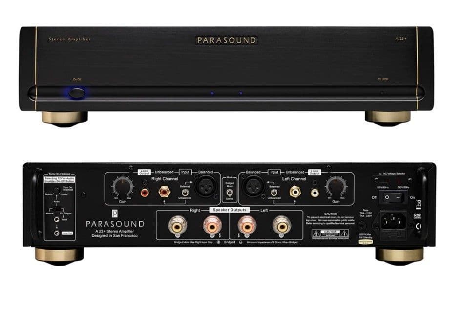 Parasound A 23+ Stereo Power Amplifier | Audio Emotion