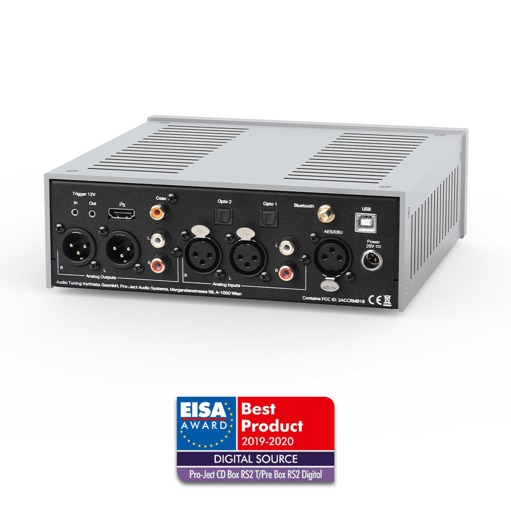 Pro-Ject Pre Box RS2 Digital Preamplifier/DAC/Headphone Amplifier ...