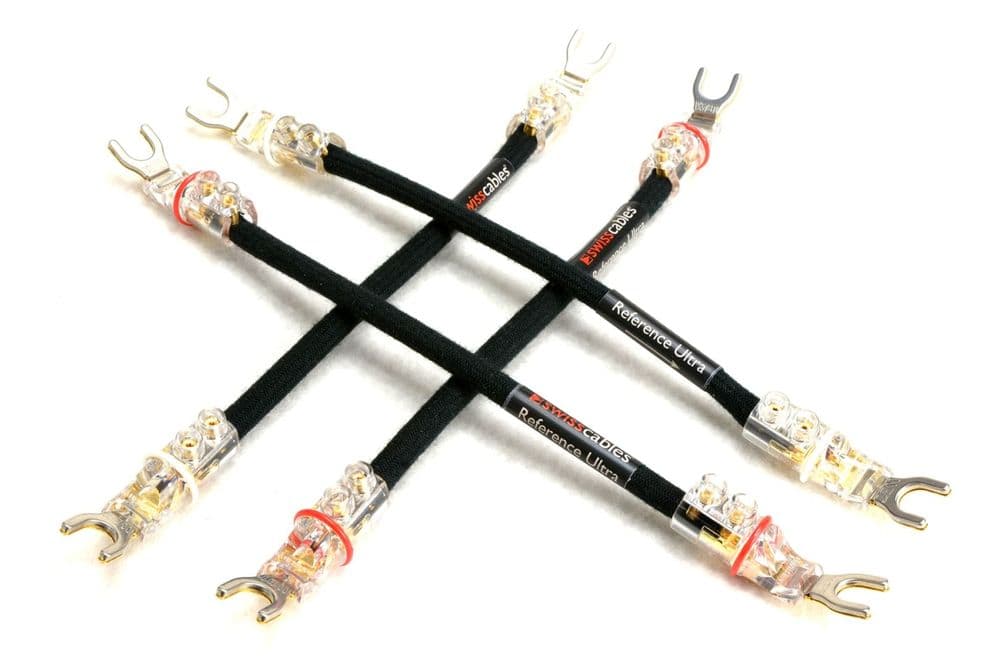 Swisscables Reference Ultra Bi-Wiring Speaker Links (Set of 4) | Audio ...
