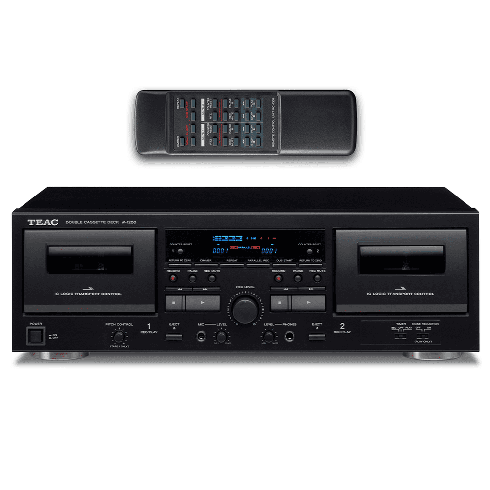 TEAC W-1200-B Twin Cassette Deck | Audio Emotion