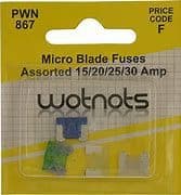 Micro Blade Fuses Assorted Pack