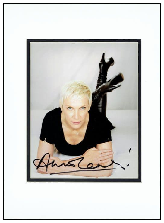 Annie Lennox Autograph Photo