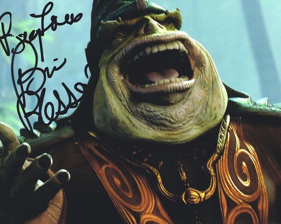 Brian Blessed Autograph Signed Photo - Boss Nass