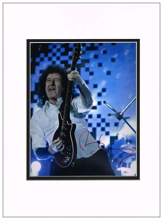 Brian May Autograph Photo Signed