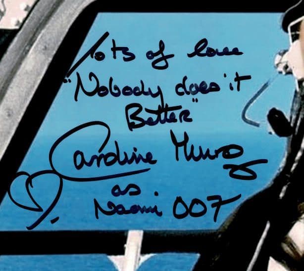 Caroline Munro Autograph Signed Photo - James Bond