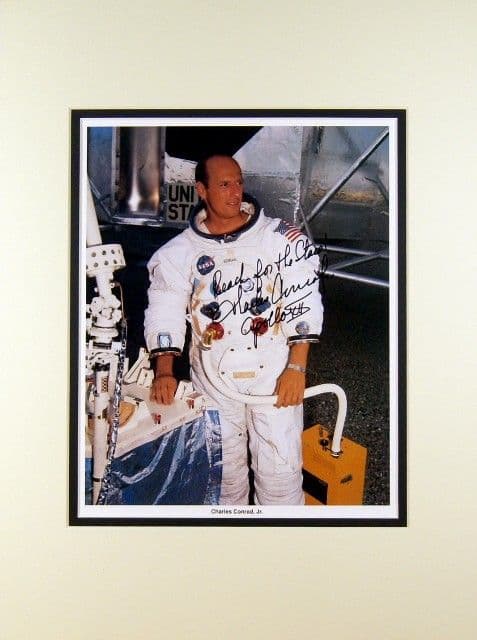 Charles Conrad Autograph Signed Photo - Apollo 12