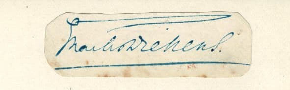 Charles Dickens Autograph Display