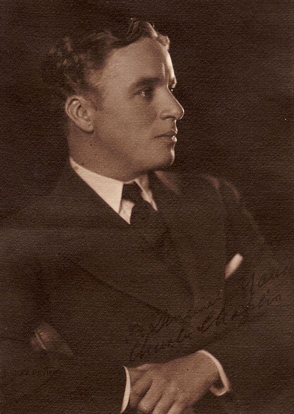 Charlie Chaplin Autograph Signed Photo