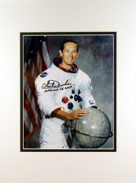 Charlie Duke Autograph Signed Photo - Apollo 16