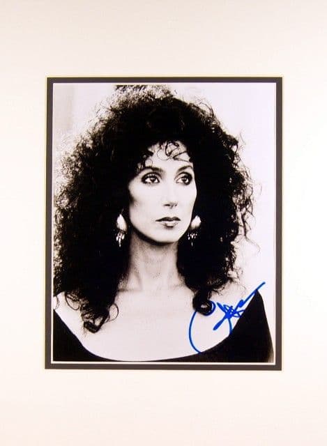 Cher Autograph Signed Photo