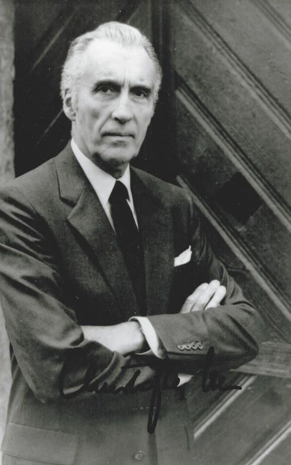 Christopher Lee Autograph Signed - Dracula