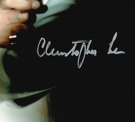Christopher Lee Autograph Signed Photo - Scaramanga