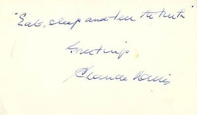 Claude Rains Autograph - Casablanca