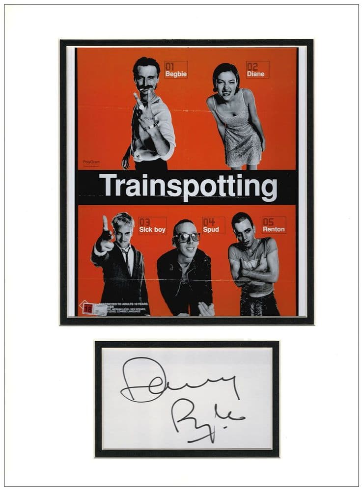 Danny Boyle Autograph Signed Display - Trainspotting