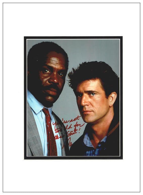 Danny Glover Autograph Signed Photo - Lethal Weapon