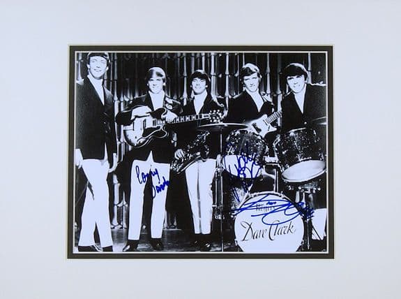 Dave Clark Five Autograph Signed Photo