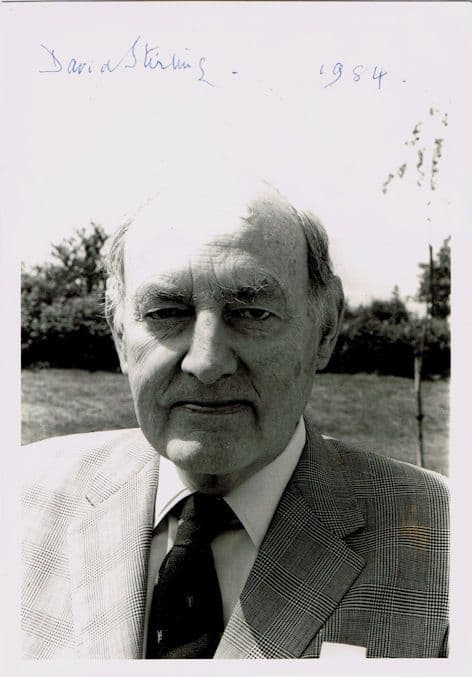 David Stirling Autograph Signed Photo - SAS