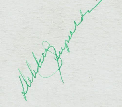 Debbie Reynolds Autograph