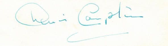 Denis Compton Autograph Display - Cricket