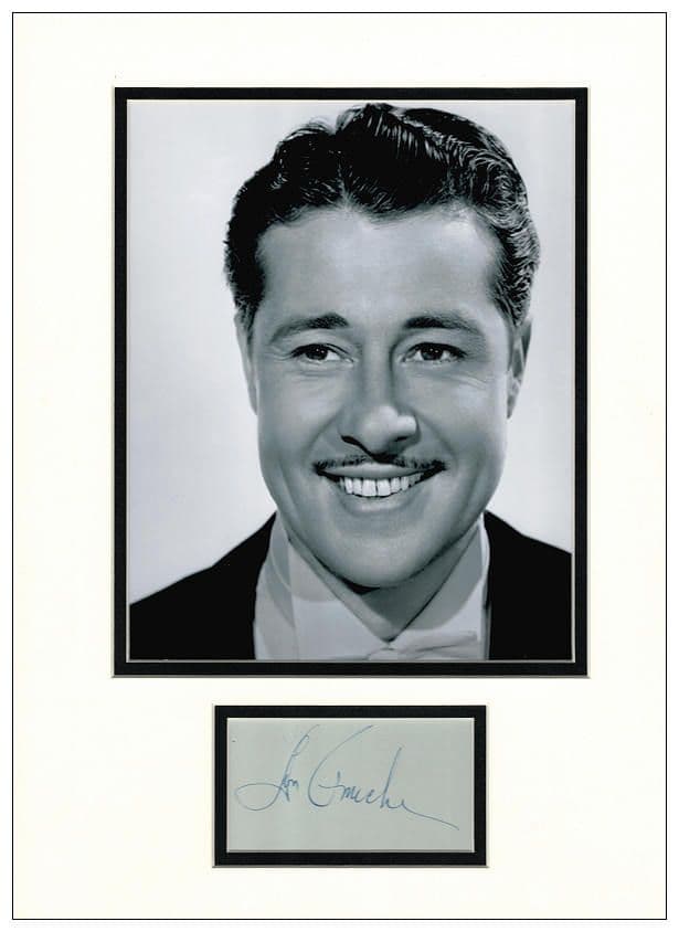 Don Ameche Autograph Display