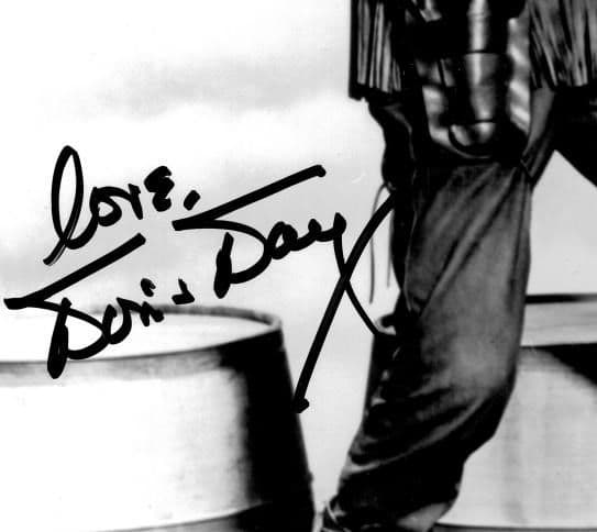 Doris Day Signed Photo - Calamity Jane