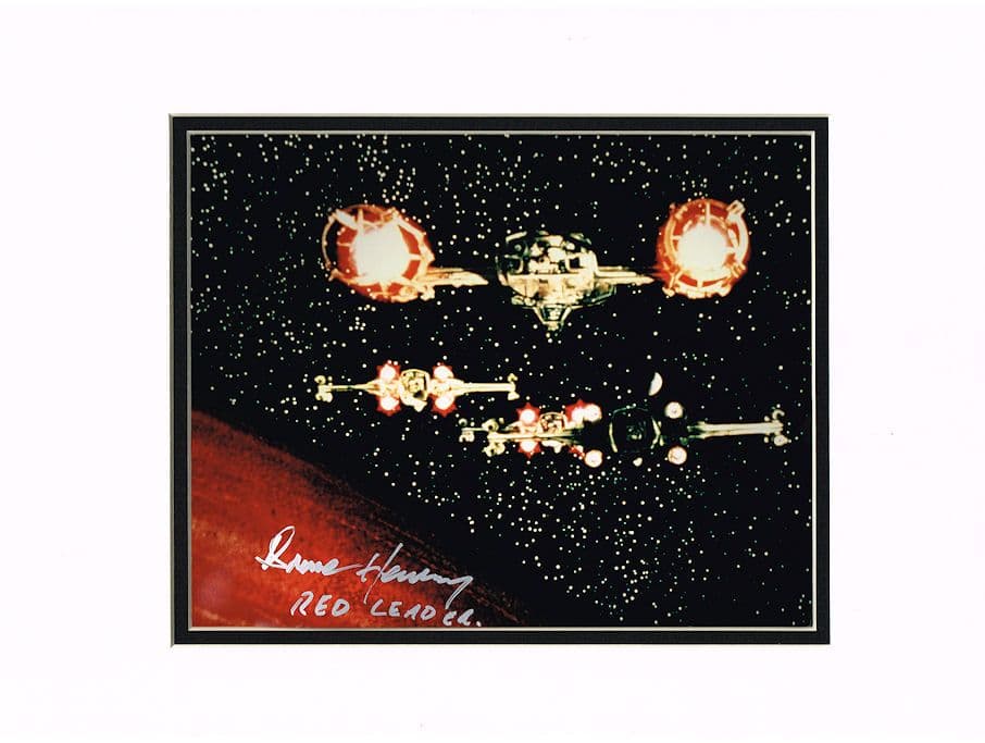 Drewe Henley Autograph Signed Photo - Red Leader