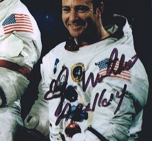Ed Mitchell Autograph Signed Photo - Apollo 14