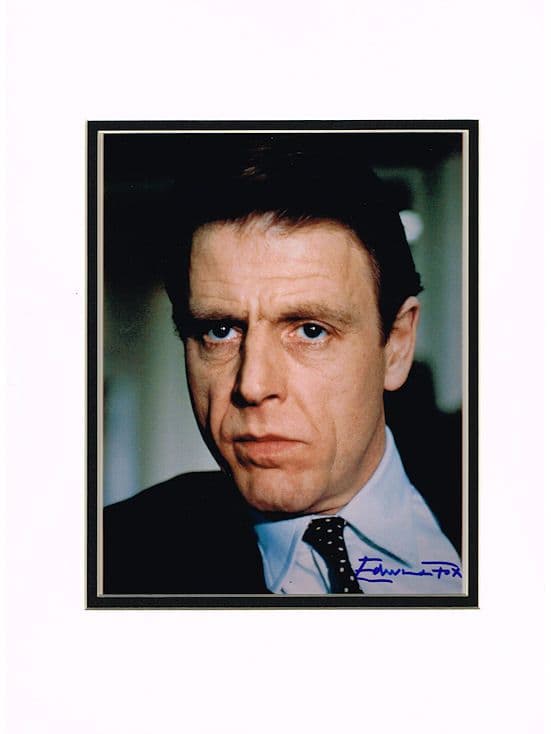 Edward Fox Autograph Signed Photo - Never Say Never Again