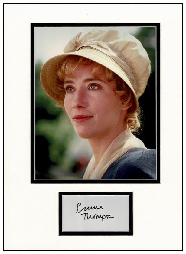 Emma Thompson Autograph Display