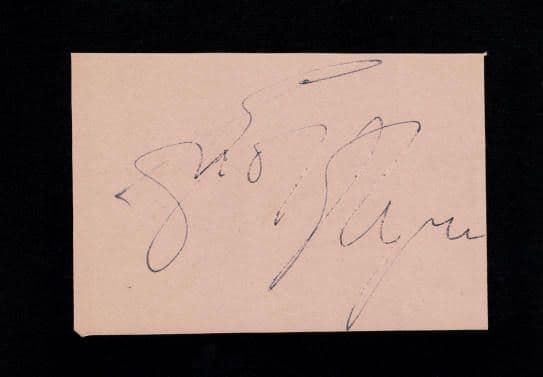 Errol Flynn Autograph