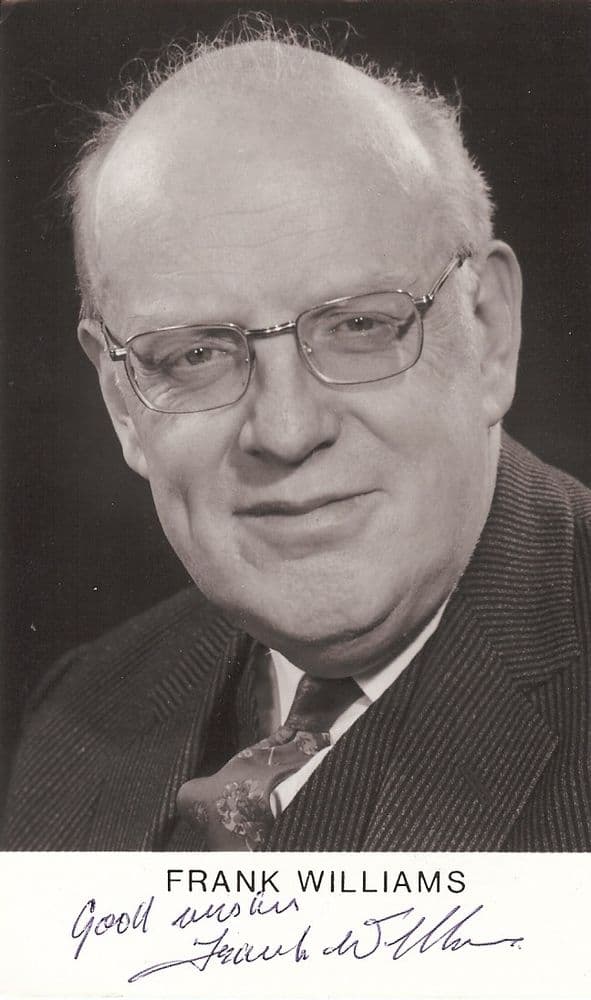 Frank Williams Autograph Signed Photocard - Dad s Army