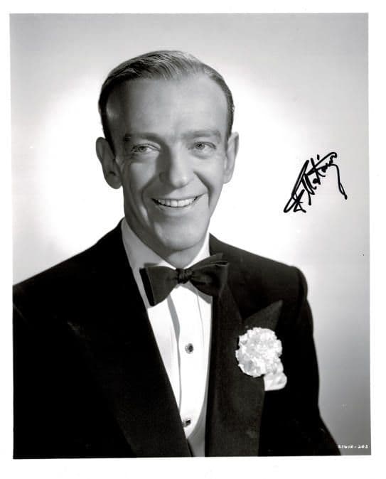 Fred Astaire Autograph Signed Photo