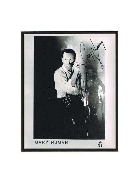 Gary Numan Autograph Signed Photo