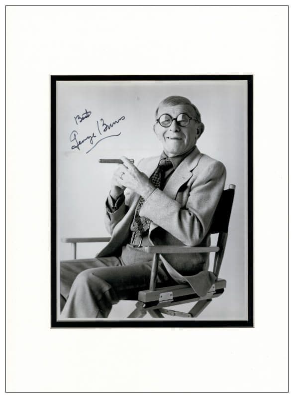 George Burns Autograph Signed Photo