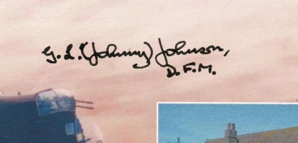 George Johnny Johnson Autograph Signed Cover - The Dambusters